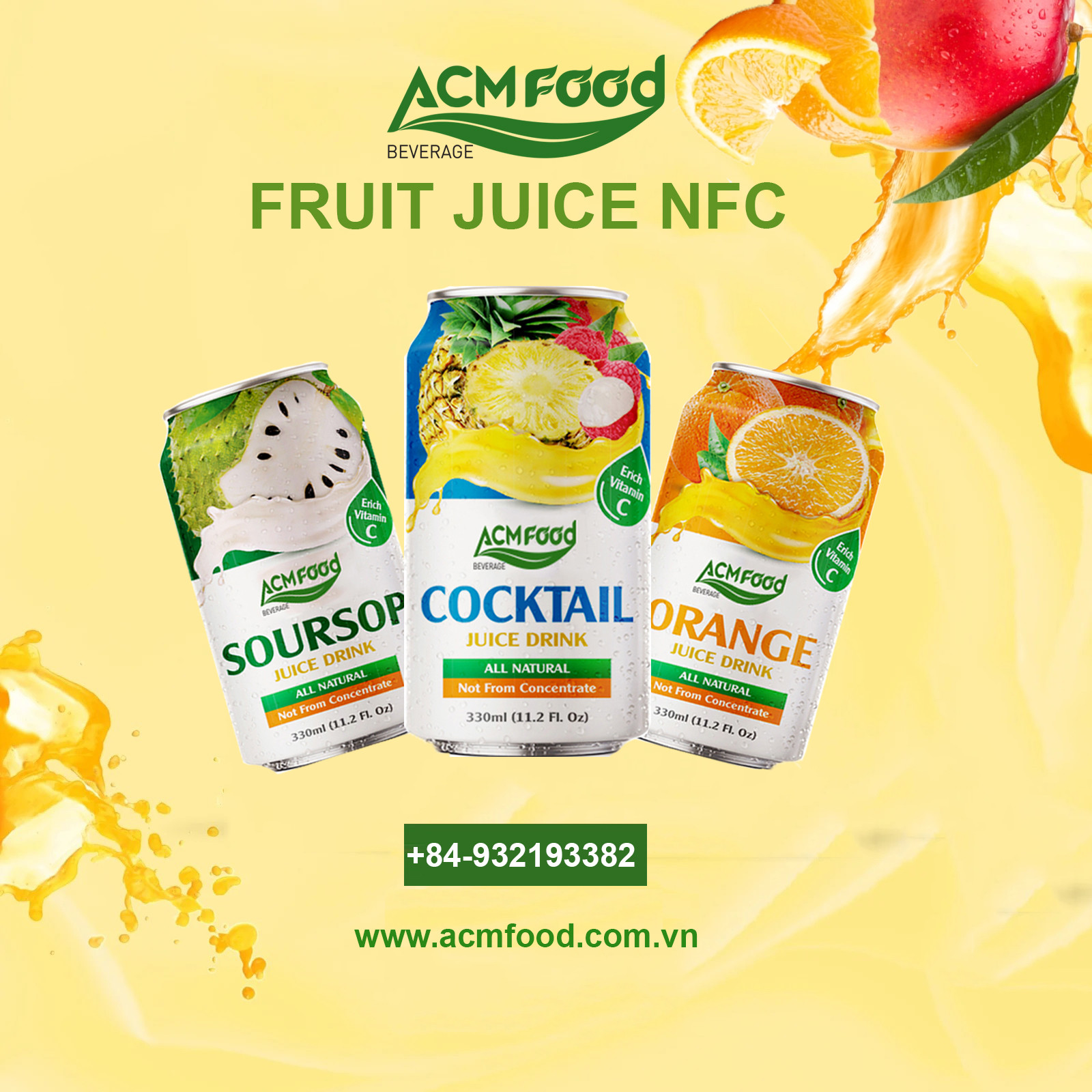 Premium OEM Beverage Company - ACM FOOD Beverage Supplier